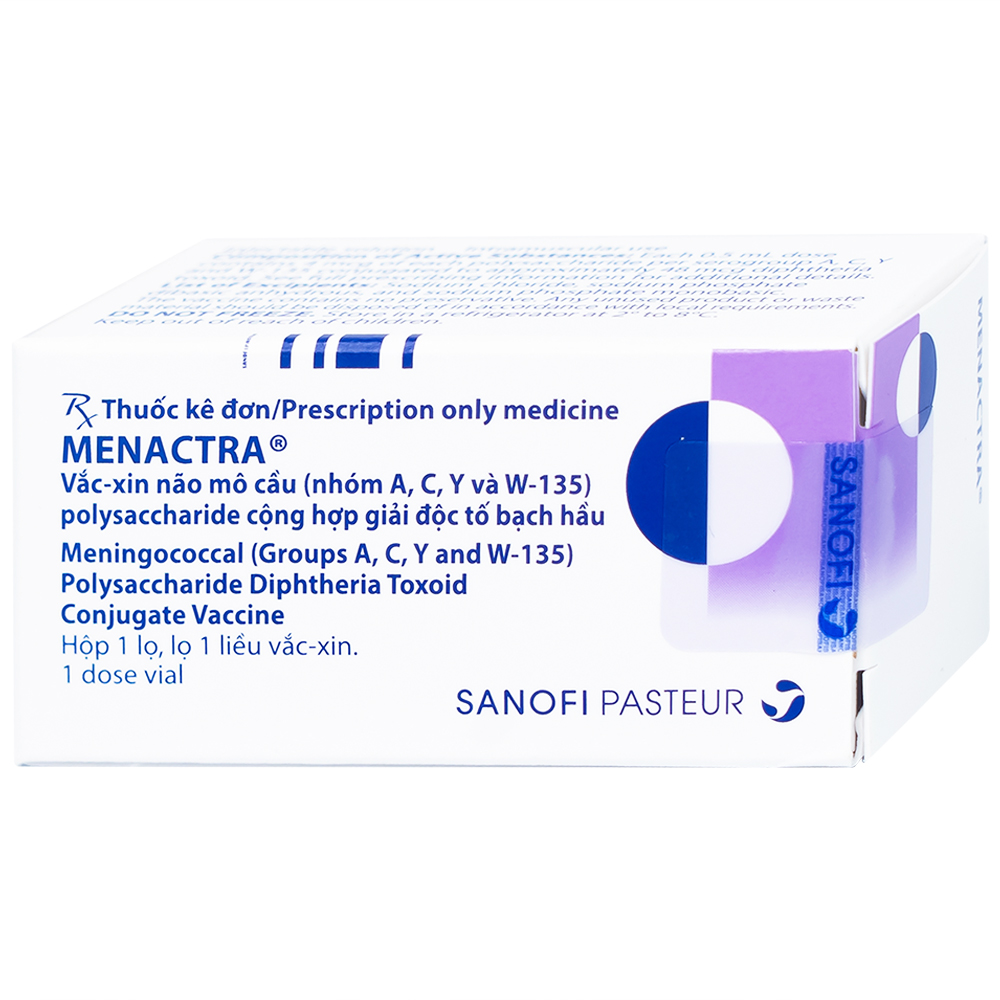 Vắc xin Menactra phòng viêm não mô cầu tuýp A, C, Y, W-135