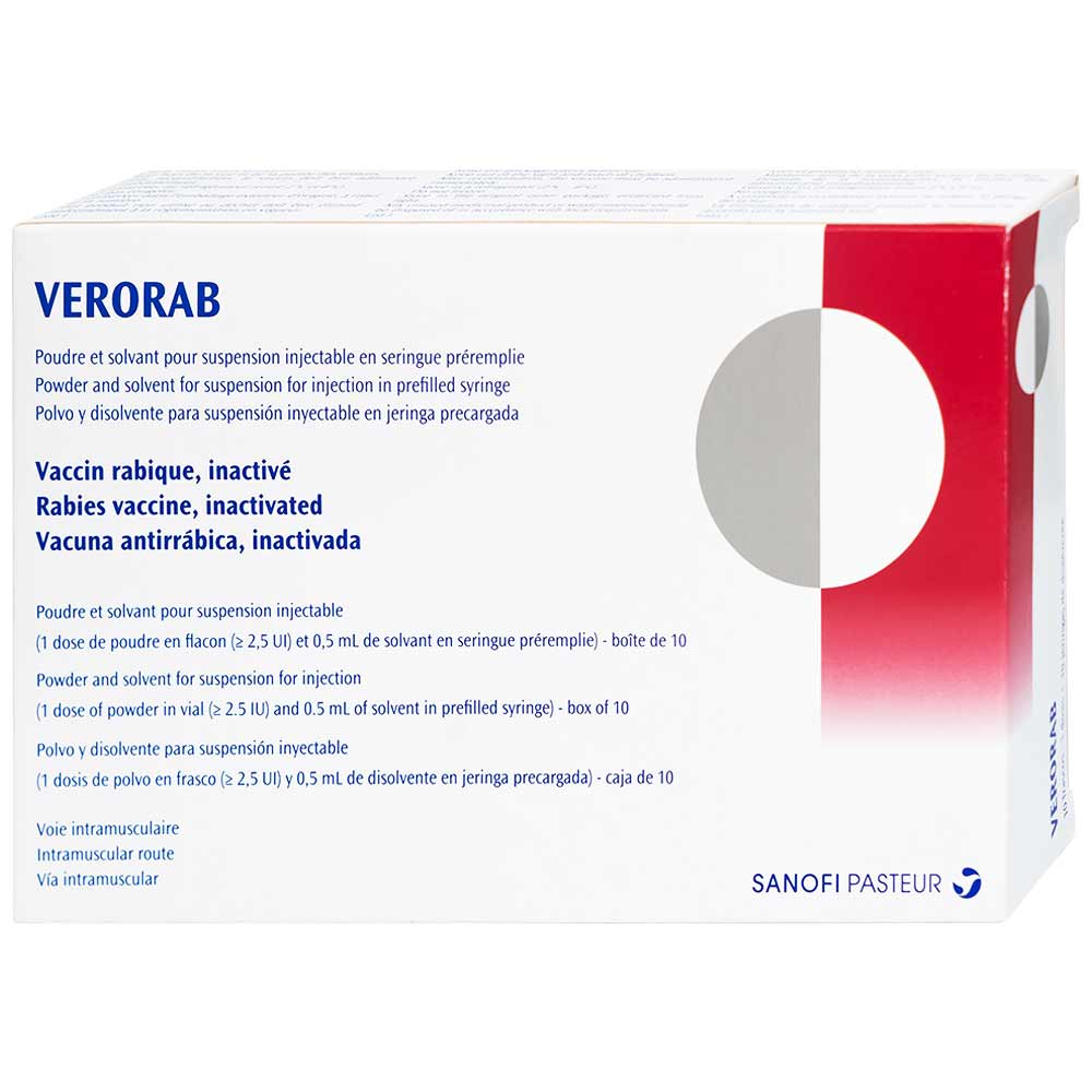 Vắc xin VERORAB (Pháp) phòng ngừa bệnh dại