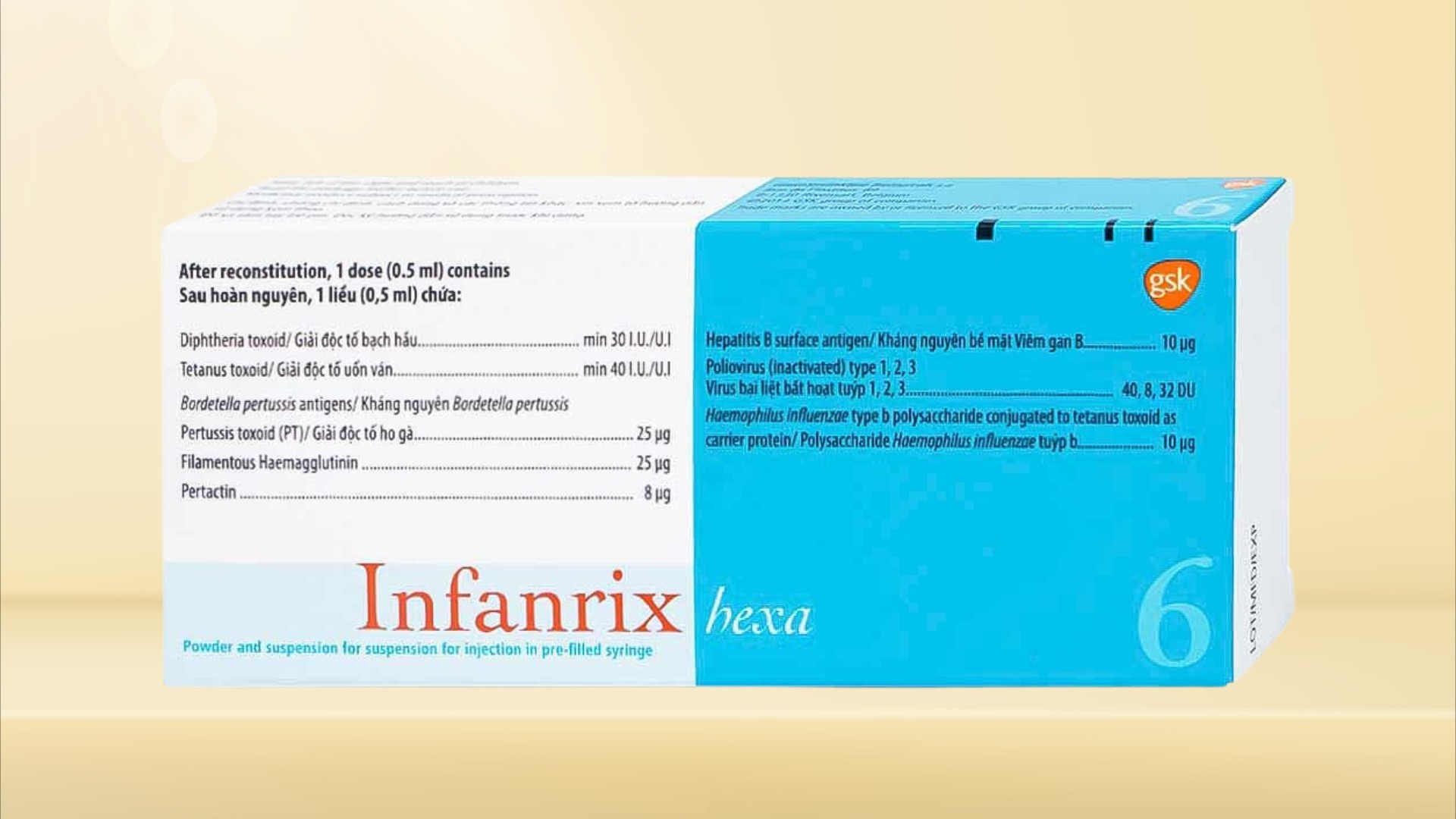 Vắc xin Infanrix Hexa khác phế cầu Synflorix chỗ nào?