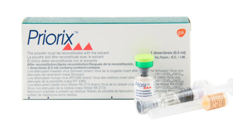 Thận trọng khi sử dụng vắc xin sởi quai bị Rubella Priorix